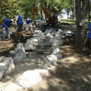 How to Install a Garden Watering System Using a Water Feature