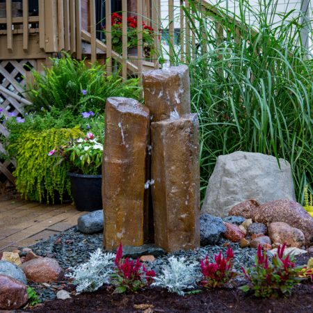 Aquascape Faux Basalt Column Set of 3 Landscape Fountain Kit - Aquascapes